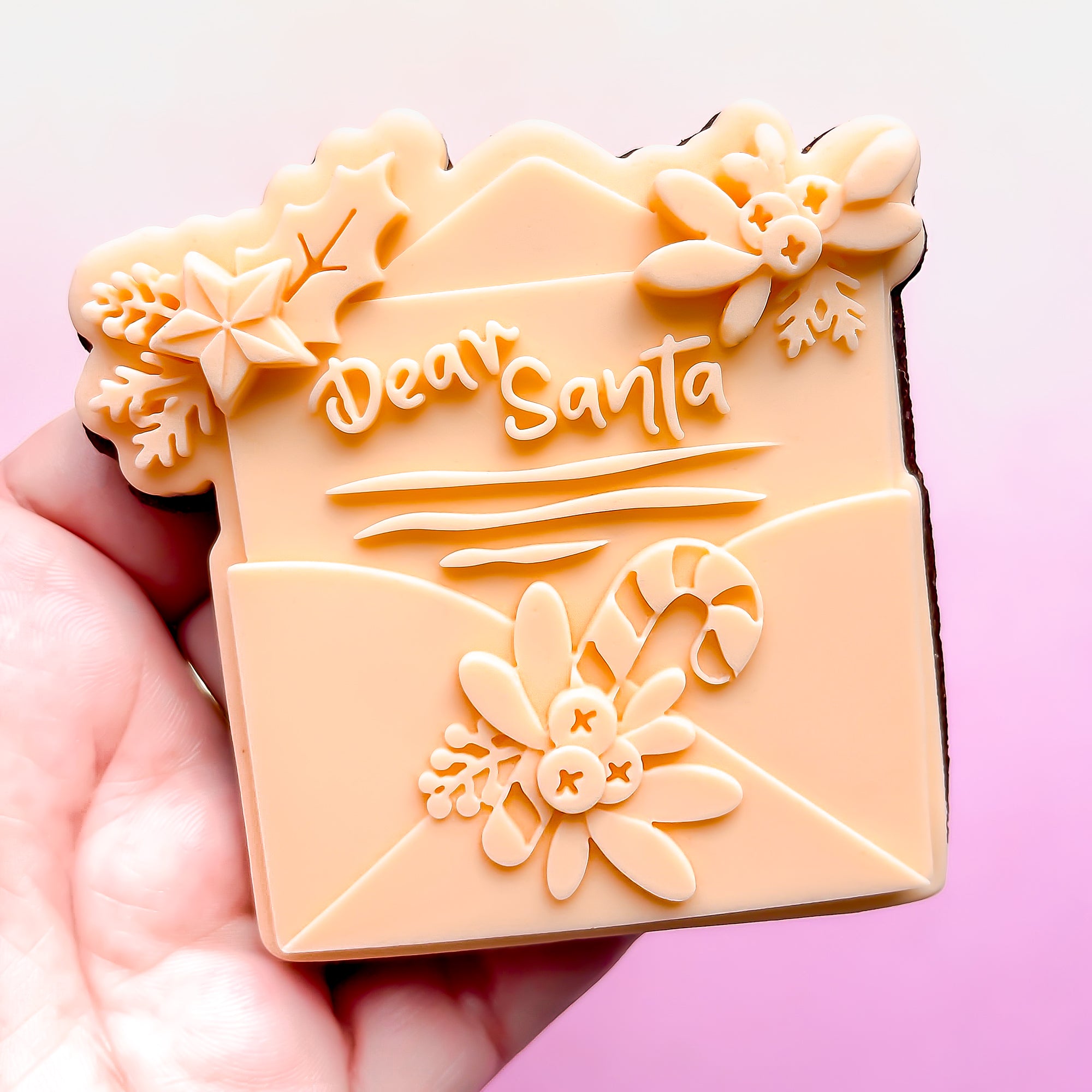 Dear Santa Letter Cookie Embosser + Optional Matching Cutter – Print Fella