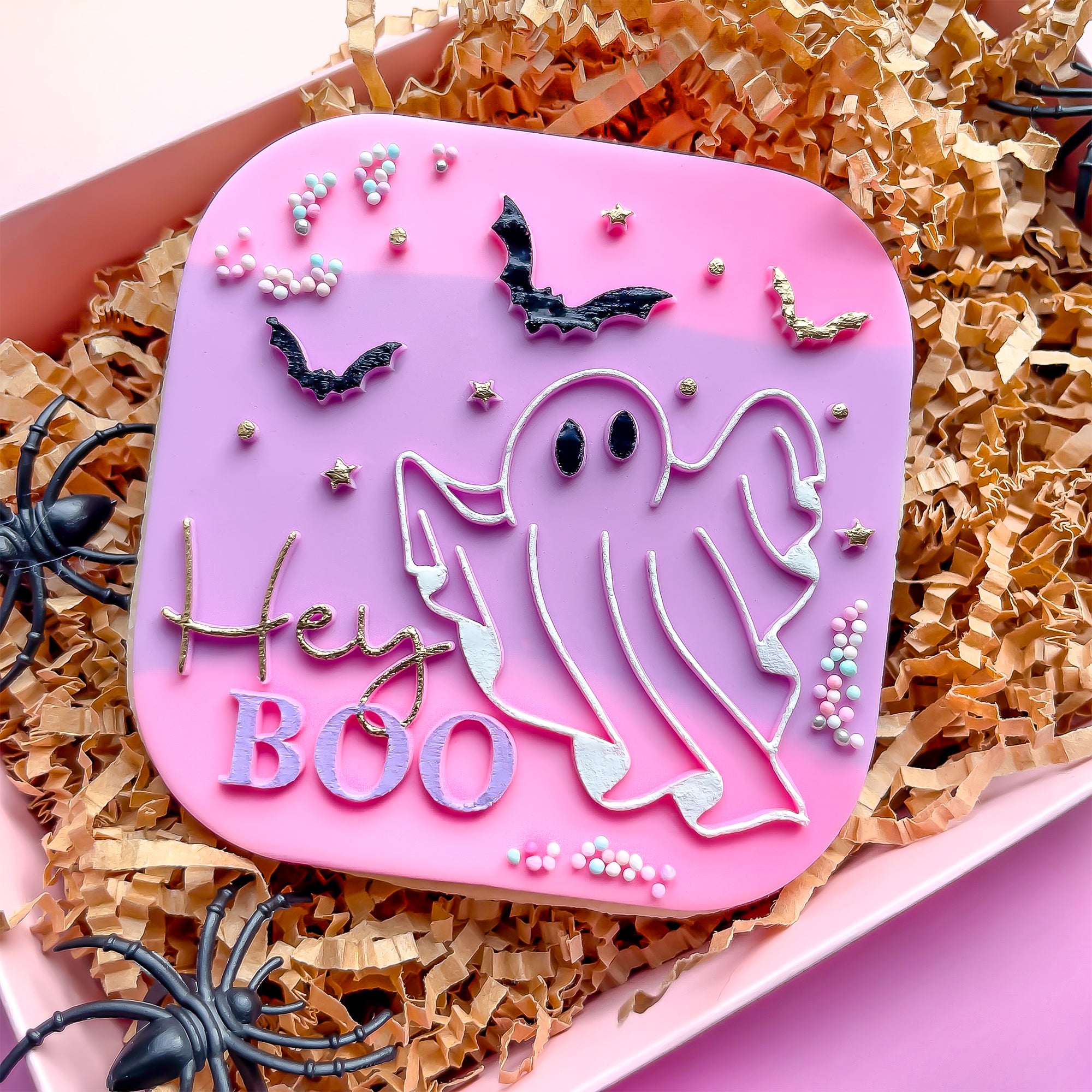 Hey Boo Cookie Embosser – Print Fella