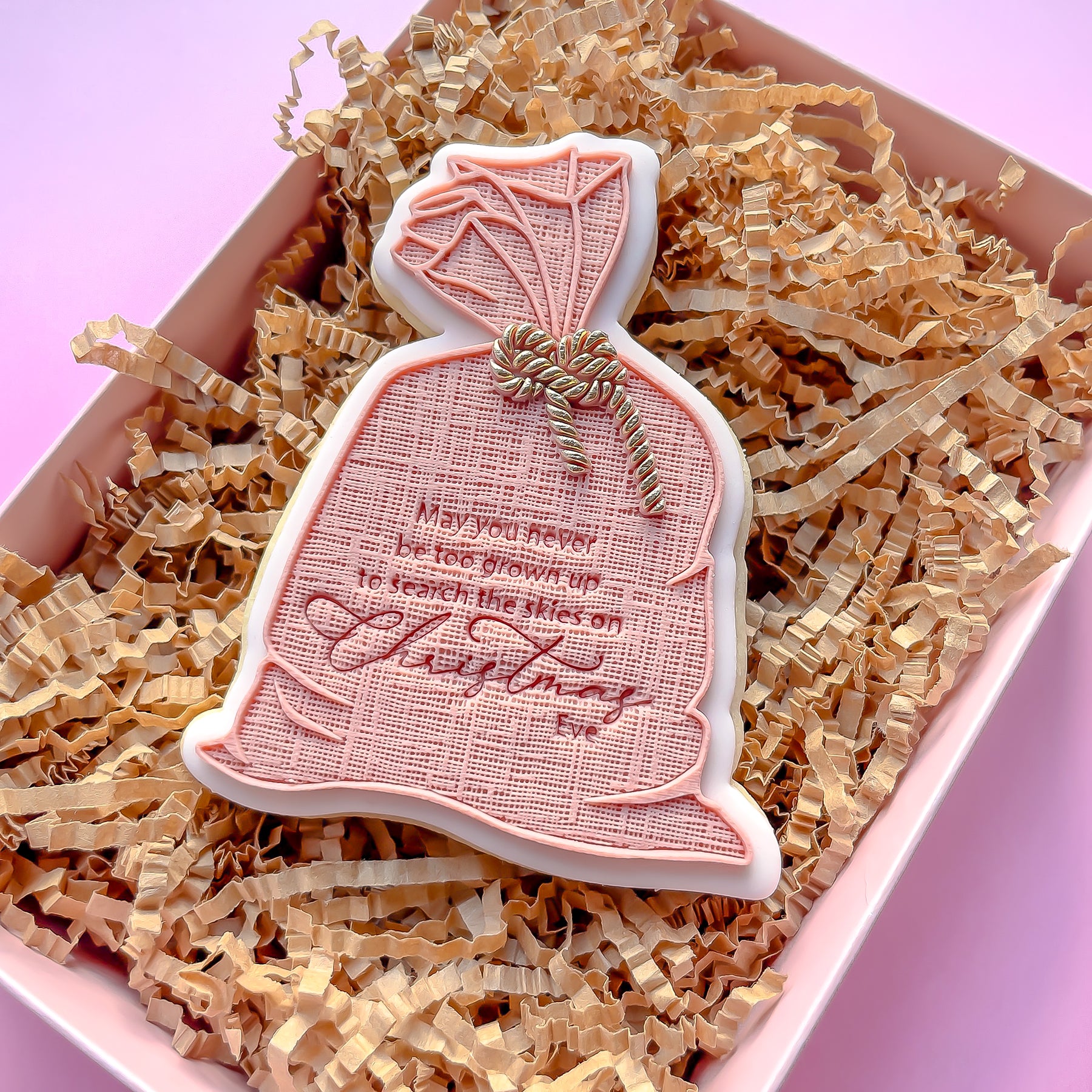 Jute Santa Sack Embosser + Optional Matching Cutter – Print Fella