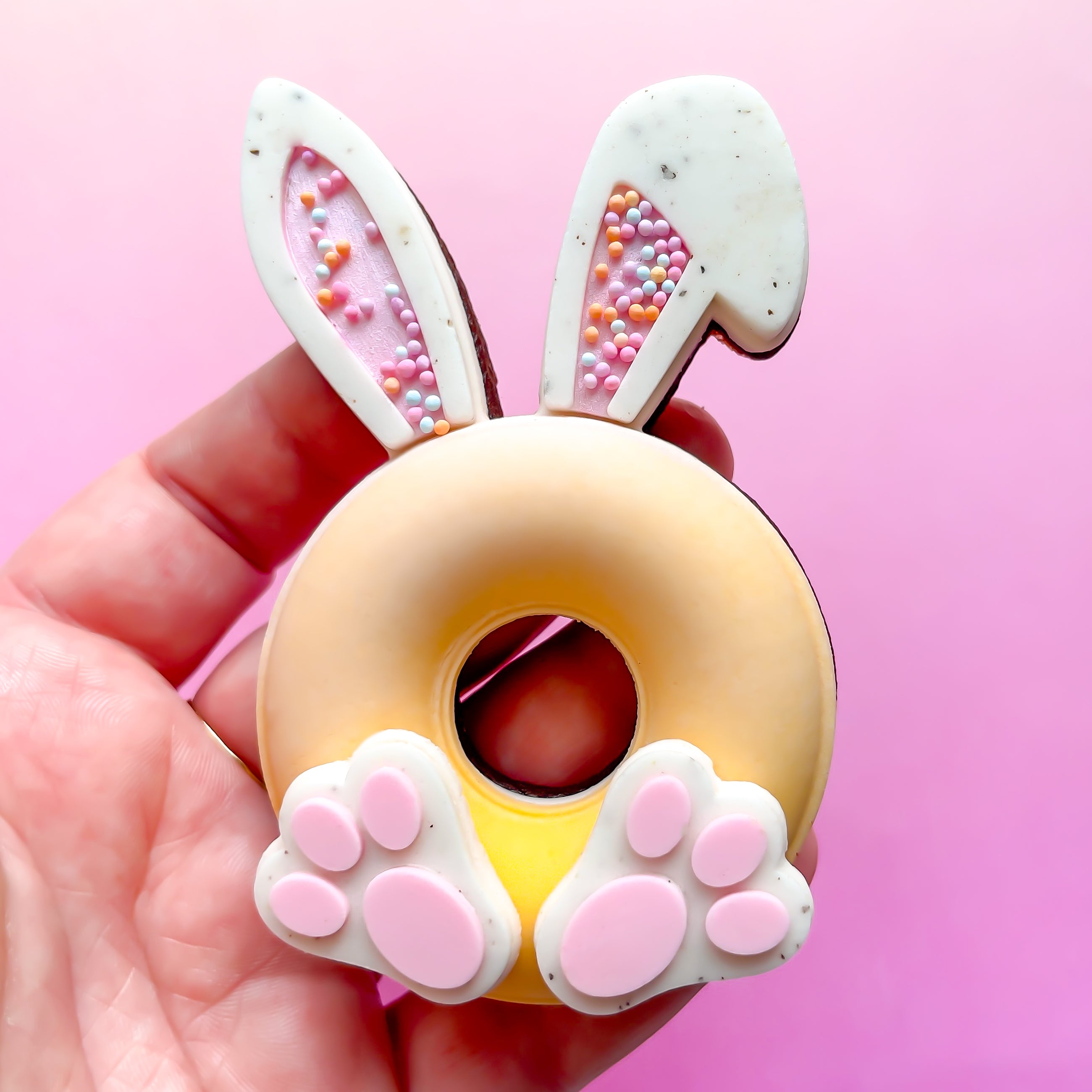 DONUT Bunny Ears & Footprints Set Embosser + 2 Matching Cutters – Print ...