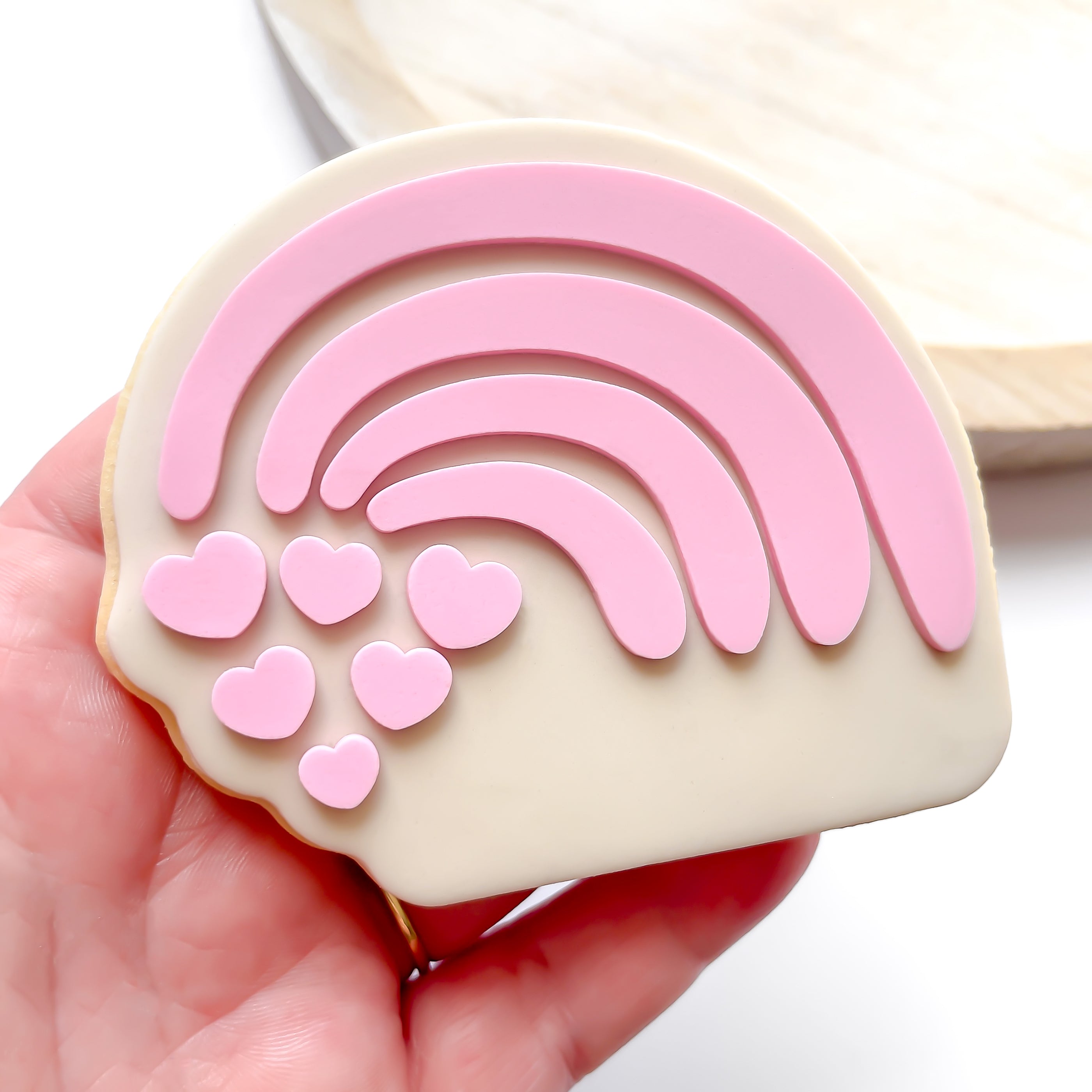 Rainbow With Hearts Arch Flawless Collection – Print Fella