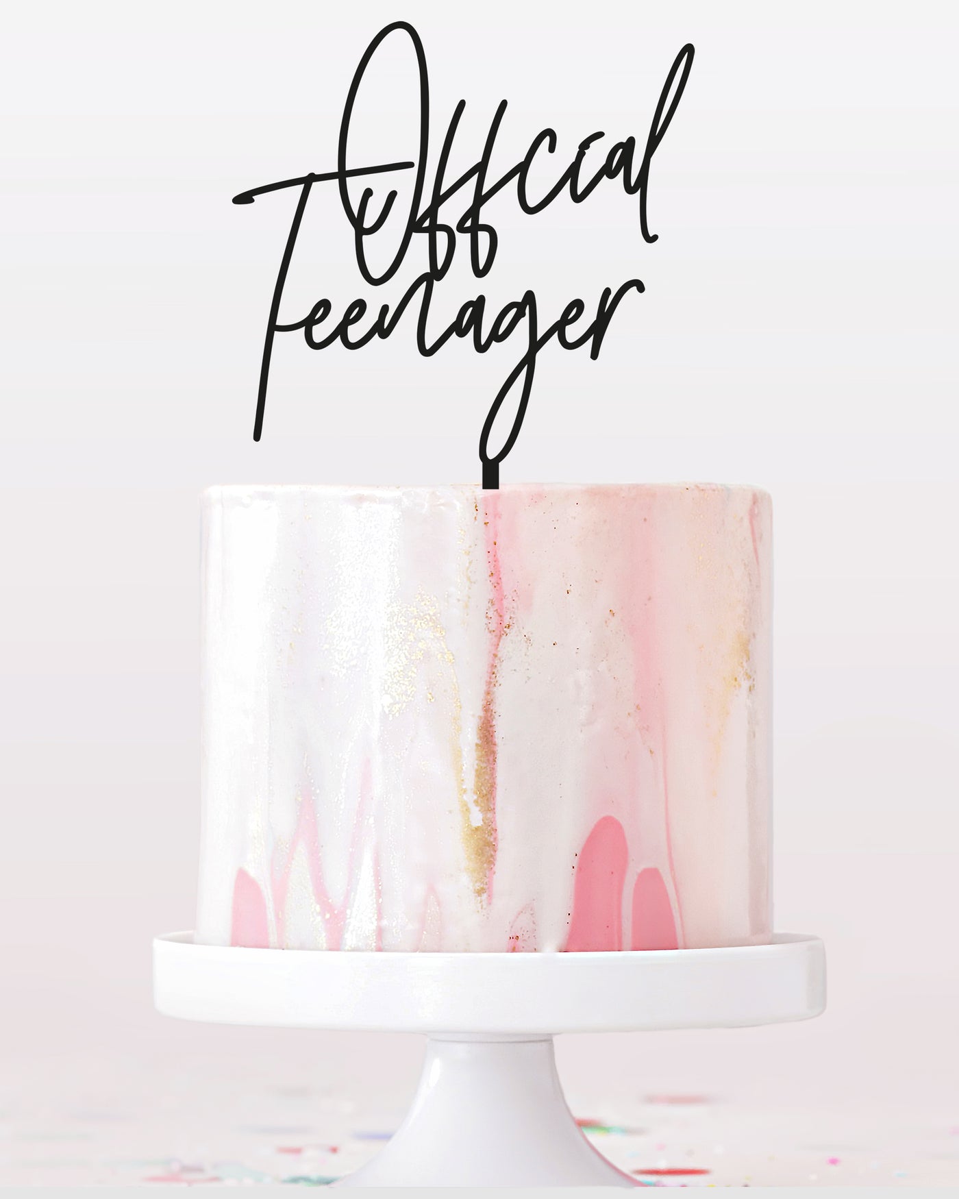 Official Teenager Cake Topper – Print Fella