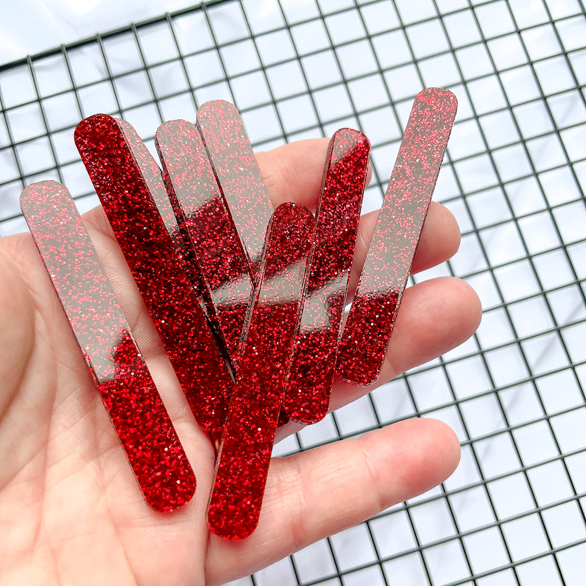 Glitter RED Cakesicle Sticks – Print Fella