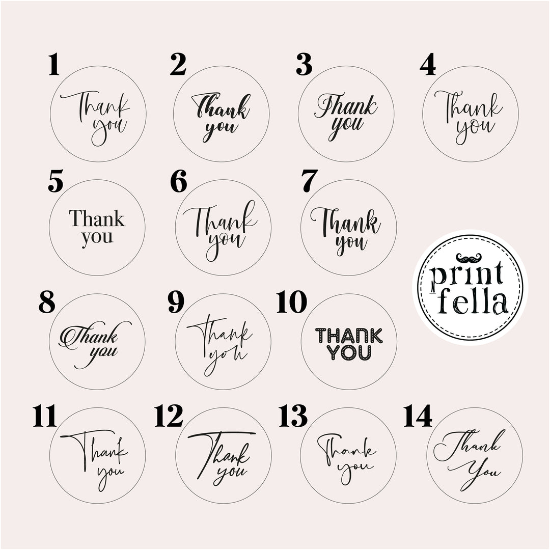 Acrylic Cupcake Disc Thank You Choose Your Design – Print Fella